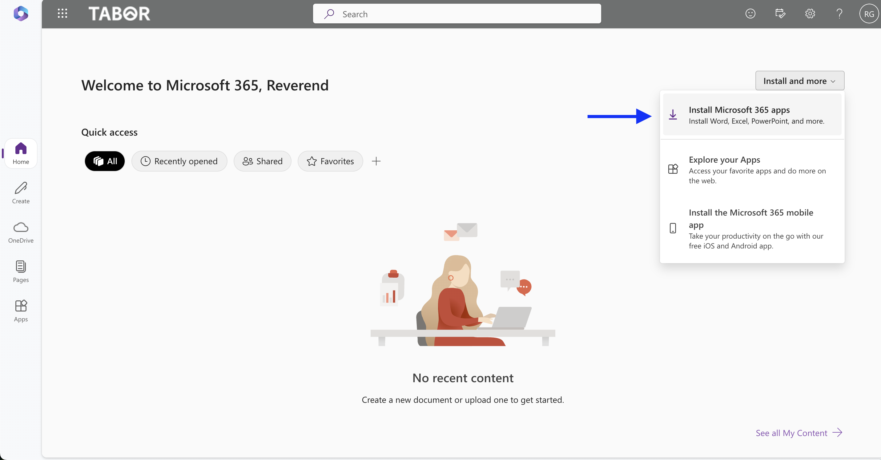 StudentDHC: How to install the Office 365 Desktop apps | Tabor Online